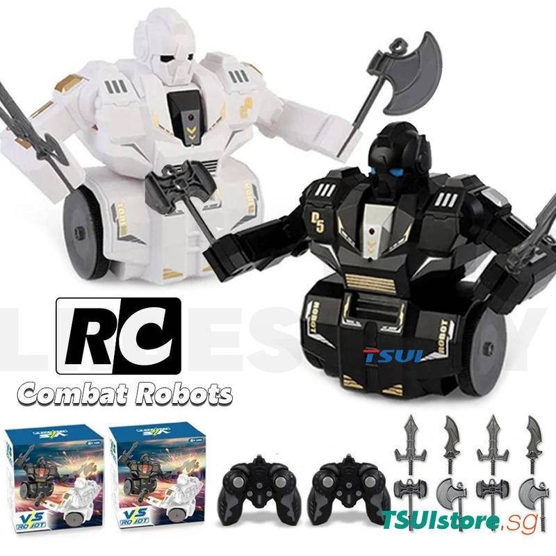 RC Fighting Battle Robot Children Boy Gift Remote Control Robot Game ...