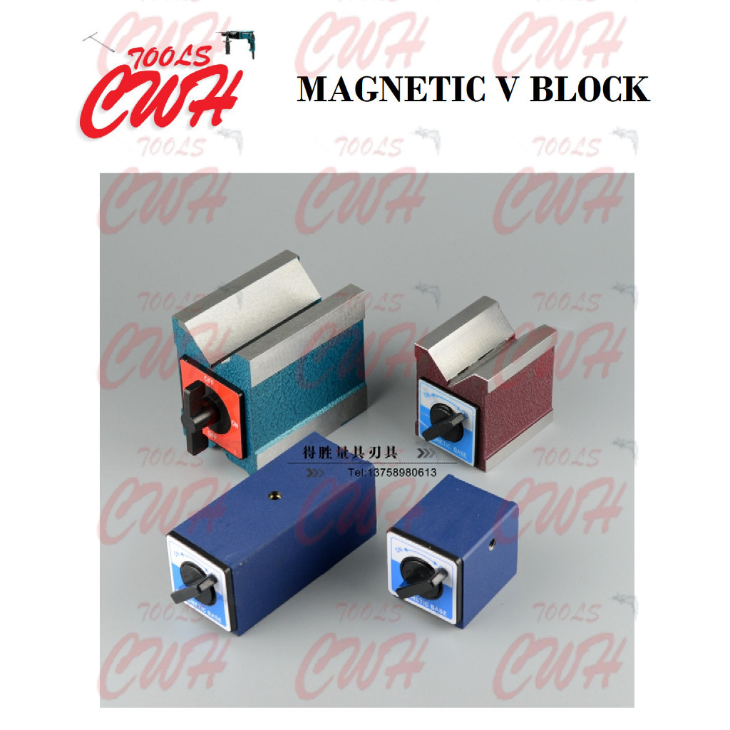 PRC MAGNETIC V VEE BLOCK MAGNET BASE HOLDING MARKING GRIND GRINDING ...