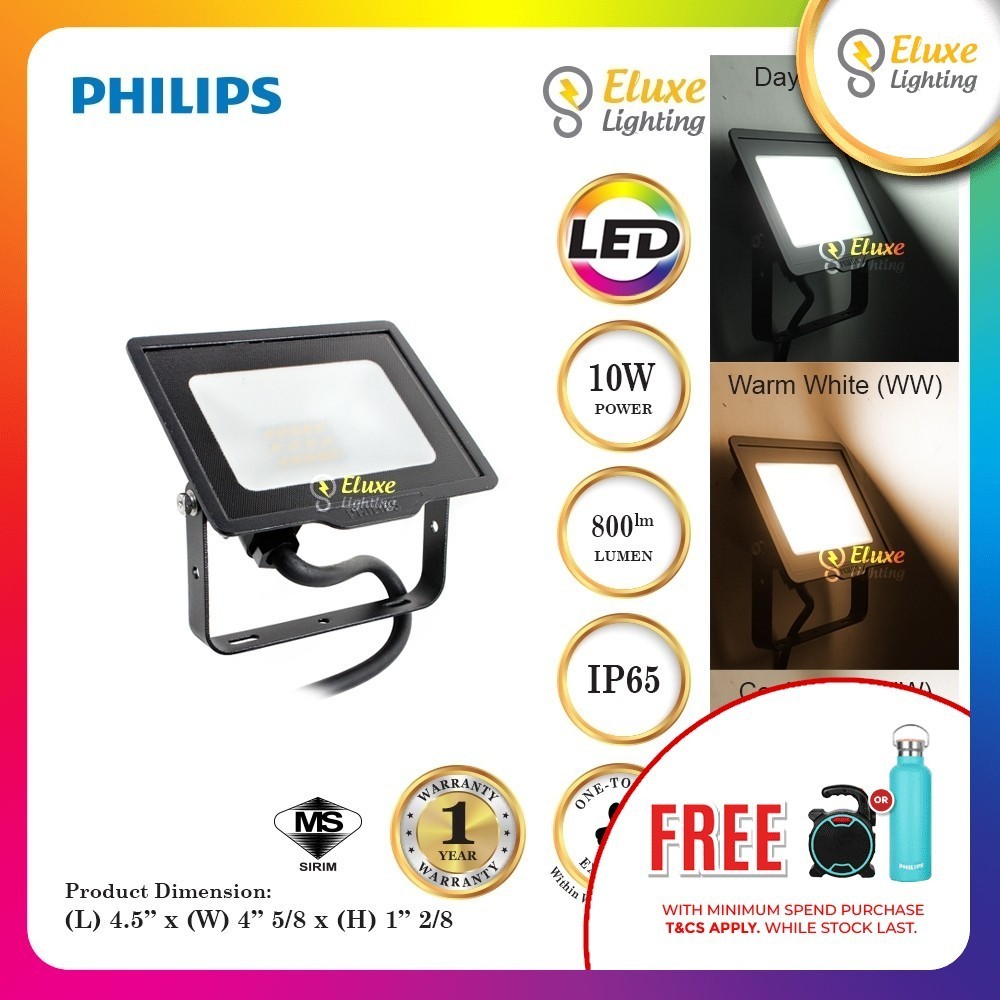 PHILIPS BVP150 10W/20W/30W/50W/70W ESSENTIAL SMARTBRIGHT LED FLOODLIGHT | Shopee Malaysia