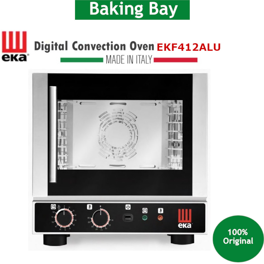 EKA Convection Oven EKF412ALU (4 325x265mm/2600w) Mini GN1/2 Tray Steam Humidity Electric ...