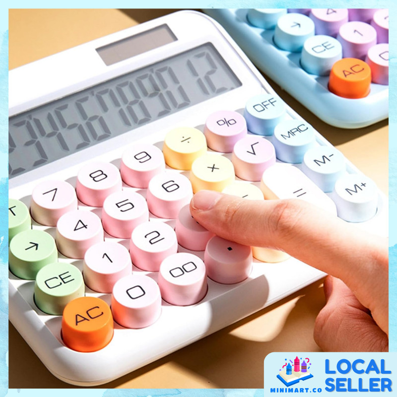 LOCAL!! Calculator Candy Style Kalkulator Large Display Mechanical ...