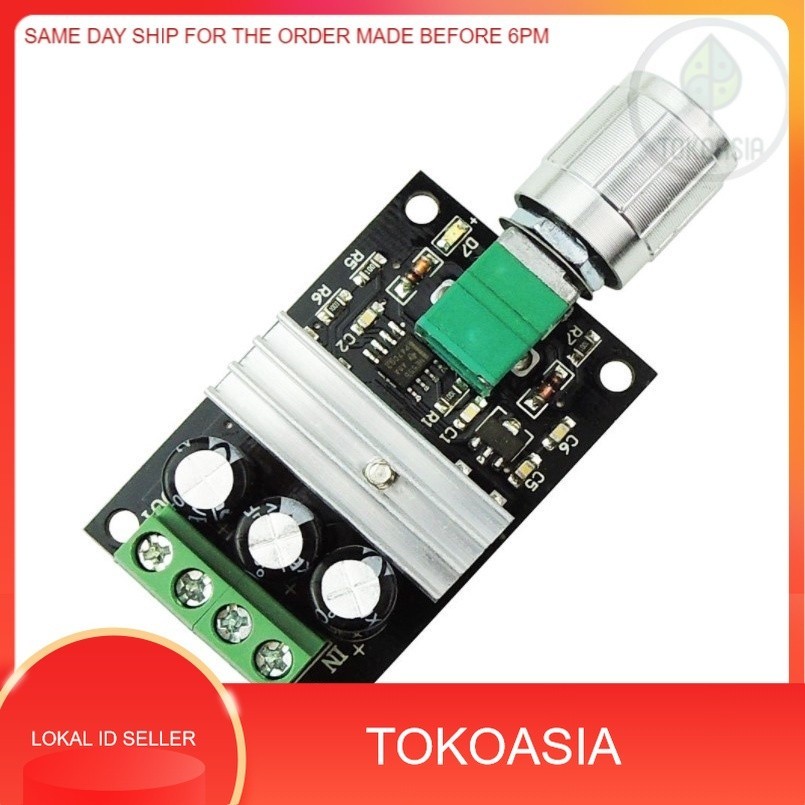 (Local Stock) 6V 12V 24V 28V 3A 80W DC Motor Speed Control PWM ...
