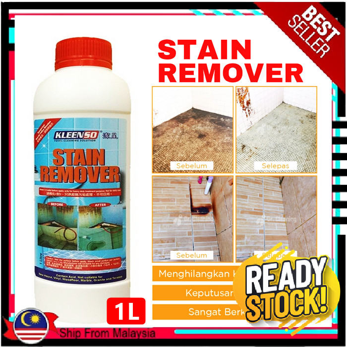 (READY STOCK) KLEENSO Concentrated Stain Remover (1 Litre) Pencuci ...