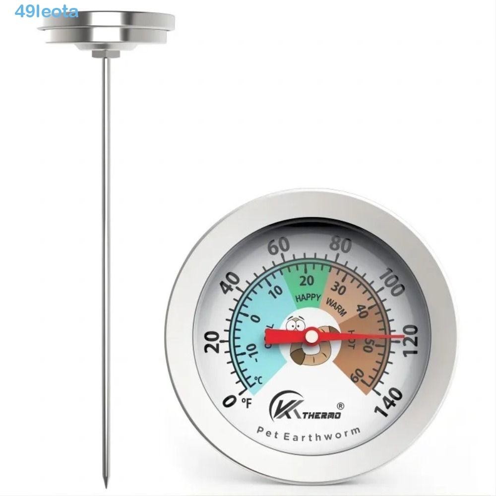 LEOTA Temperature Measuring Probe, Long Stem 20cm Compost Soil ...