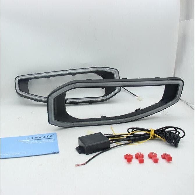 LED DRL Daytime Running Light Front Bumper Lamp For Jeep Wrangler JL ...