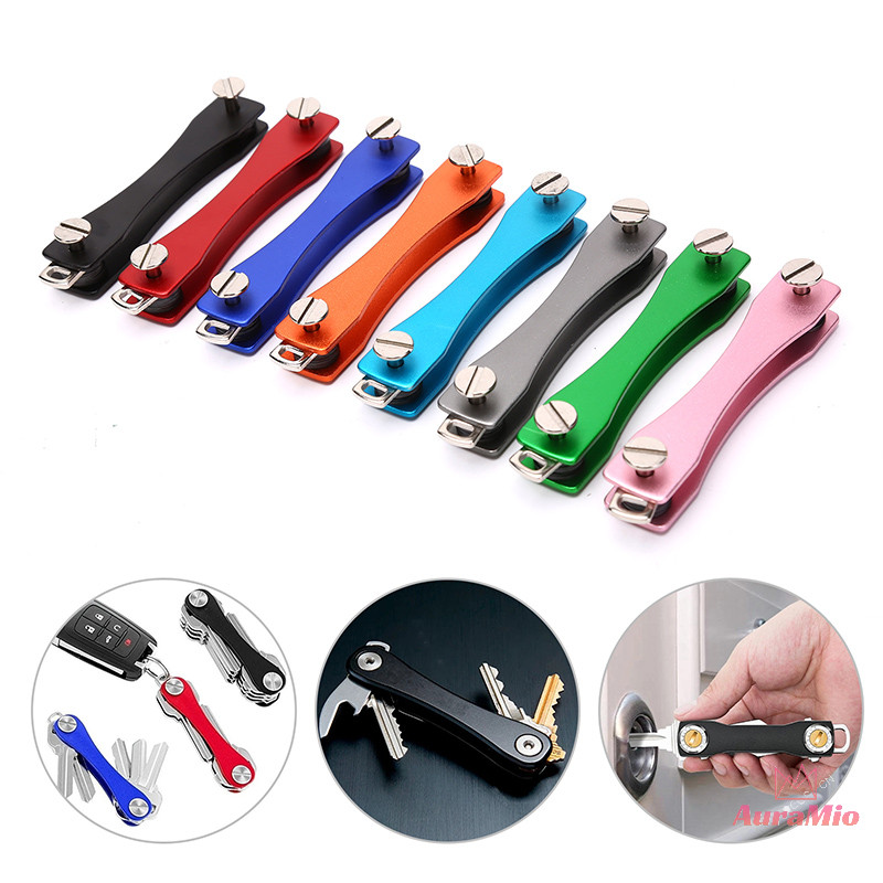 [AuraMio] Mini Keychain Compact Key Decorative Holder Clip Home Storage ...