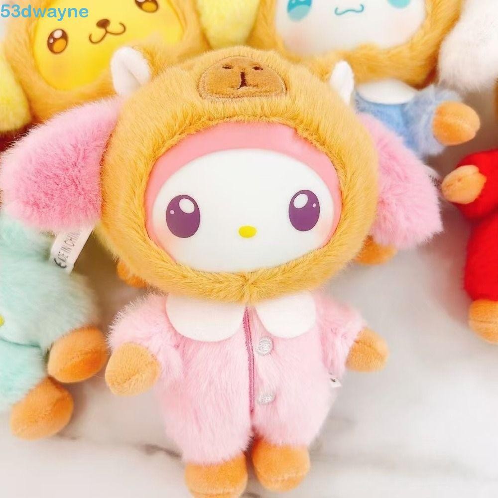 DWAYNE Kuromi Plush Dolls, Pochacco My Melody Capybara Kuromi Keychain ...