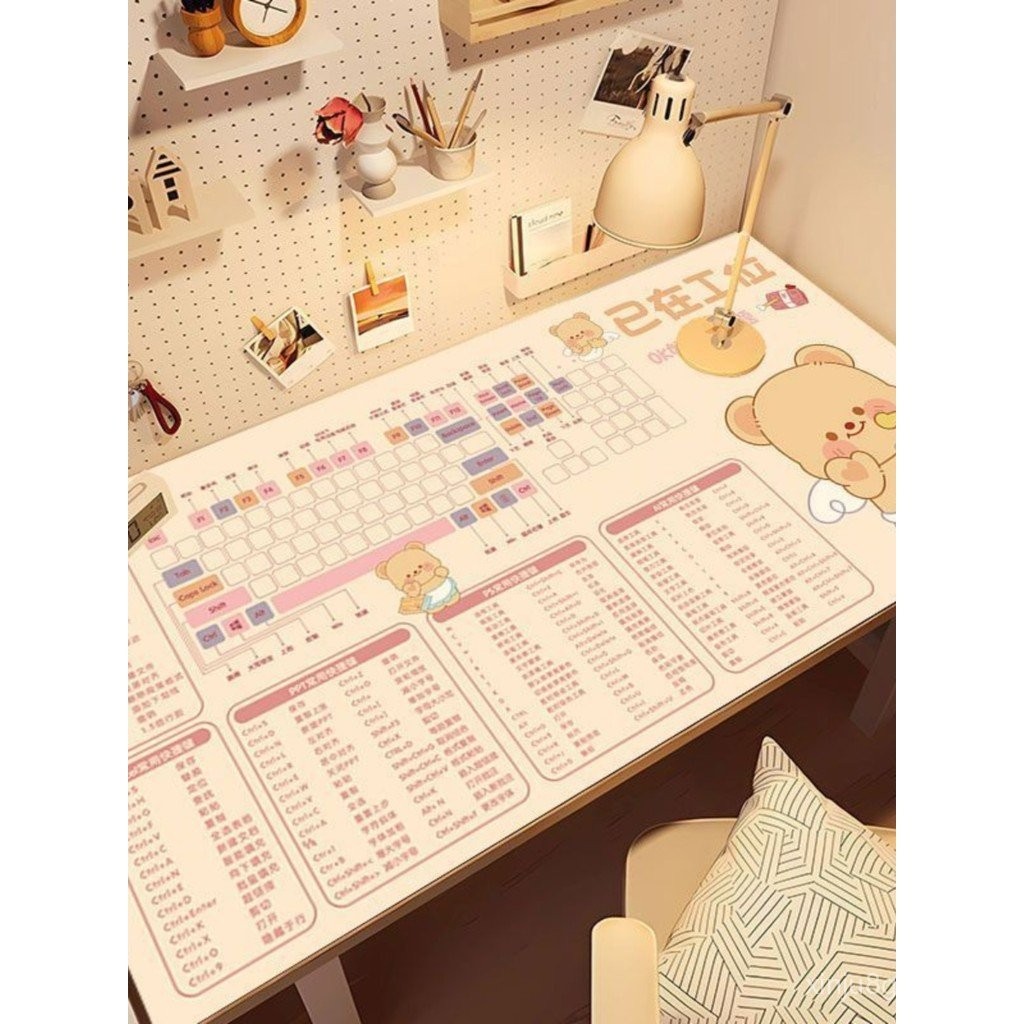 Kapibara Leather Pad Boys Girls Cute Cartoon Customized Office Keyboard ...