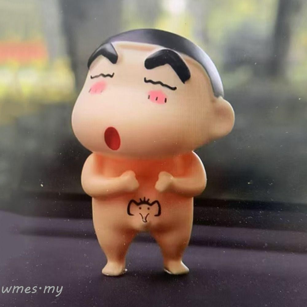 WMES1 Crayon Shin-Chan Phone Holder, Shinnosuke Nohara with Light Crayon Shin-Chan Figure ...