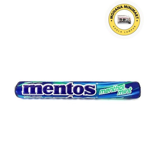 Mentos Chewy Dragees Menthol Mint 37g | Shopee Malaysia