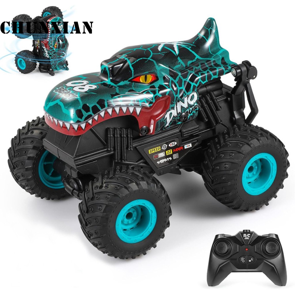 Remote Control Monster Truck with Stunt Toys, 2.4Ghz RC Monster Trucks ...