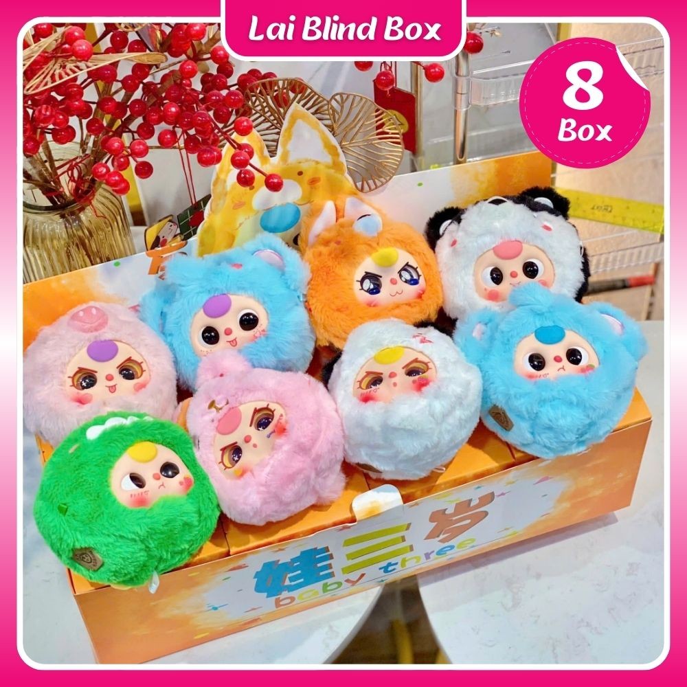 Set of 8 Boxes Baby Three V1 Genuine Blind Box Random Keychain Handbag ...