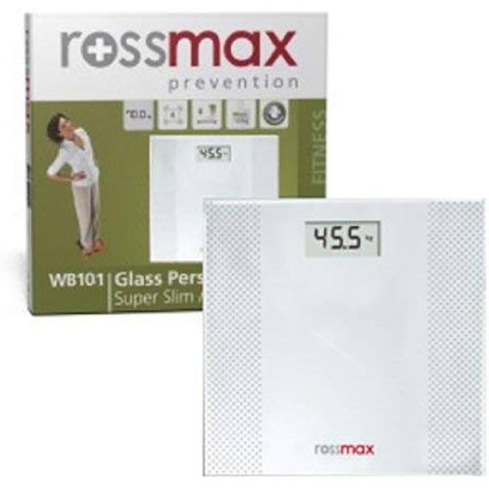Rossmax Glass Personal Digital Weight Scale Super Slim WB101 | Shopee ...