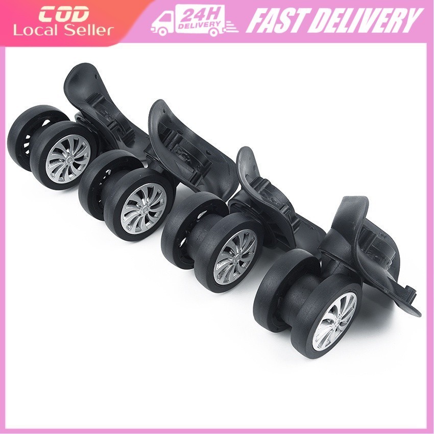 4pcs/set Replacement Luggage Suitcase Wheels Swivel Universal Wheel ...