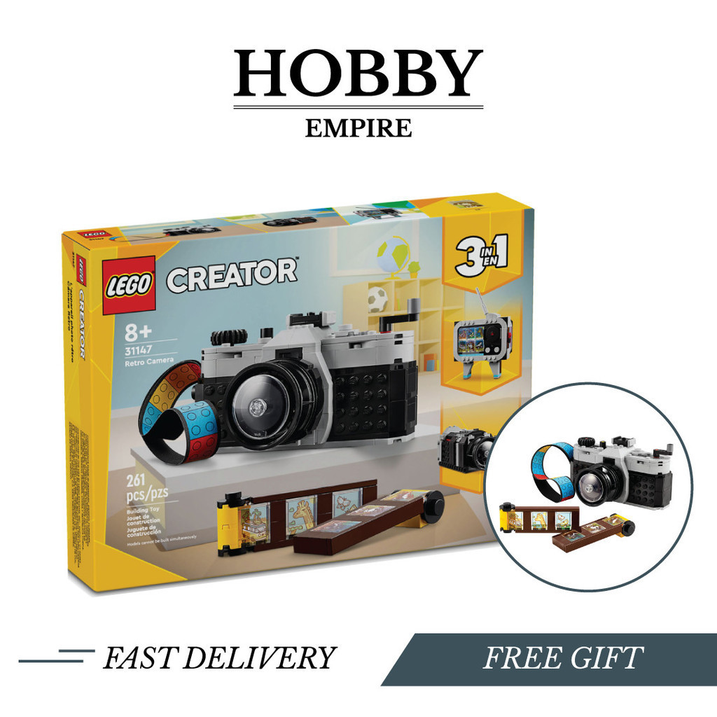 LEGO Creator 3in1 31147 Retro Camera *Original LEGO + Extra Bubble Wrap ...