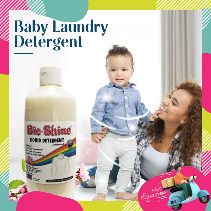 Bio-Shine Anti Bacterial Baby Liquid Detergent Aromatic Sakura 800ml ...