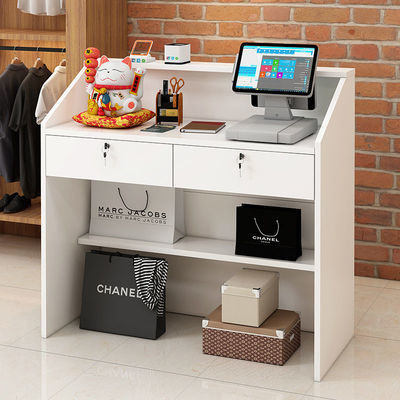 Convenience store bar table cashier small simple counter company front ...