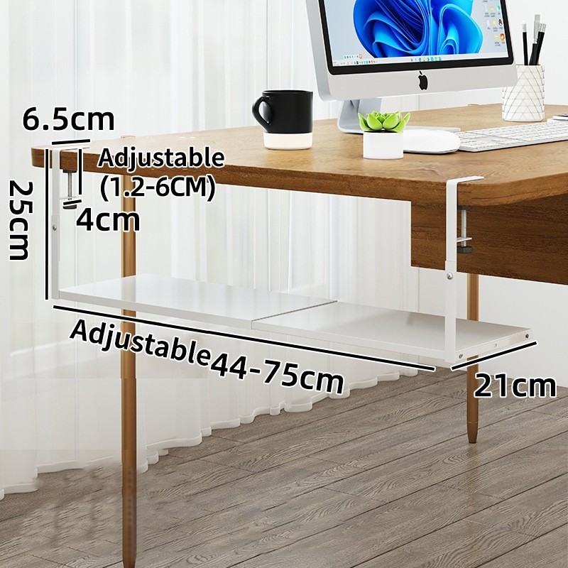 [READY STOCK] 40/58CM Under Desk Cable Management Under table tray No ...