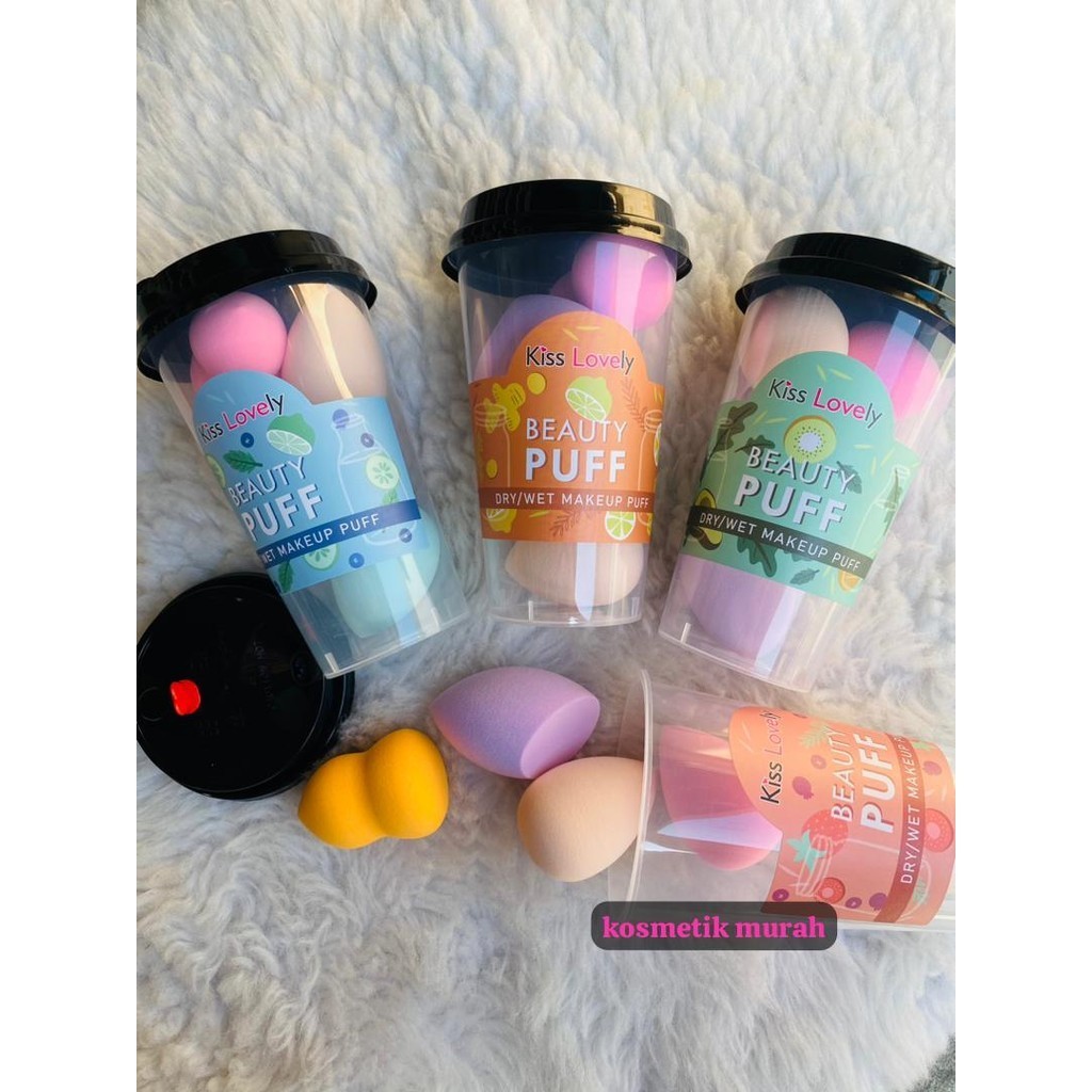 SPAN BEAUTY JAR / BALANG BEAUTY PUFF (warna random) | Shopee Malaysia