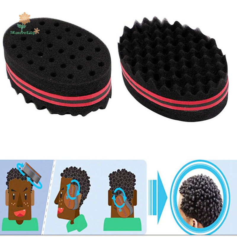 LILY Black Man Hair Braider Twist Sponge Fir Afro Dreadlocks Curl Brush ...