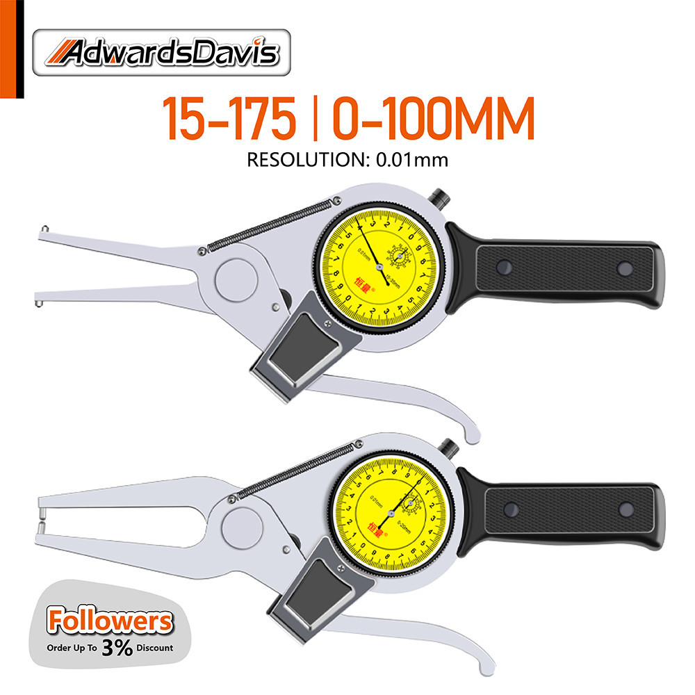 Pointer Type With Meter Inner Caliper Inner Diameter Thickness Gauge ...