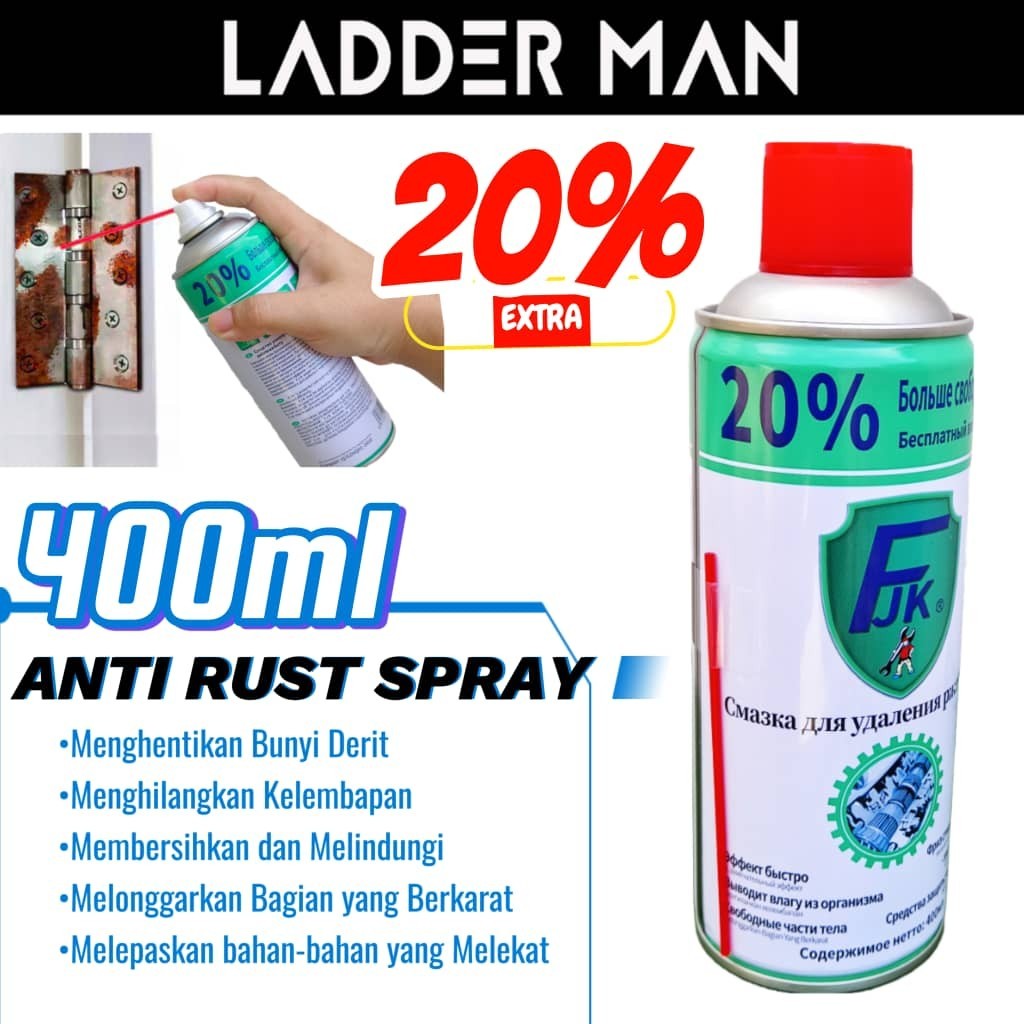 Spray Anti Karat Penganggal Karat 400ml Anti Rust Spray Car Lubricant ...