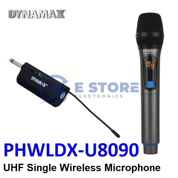 DYNAMAX PHWLDX-U8091 UHF Wireless Handheld Microphone | Shopee Malaysia