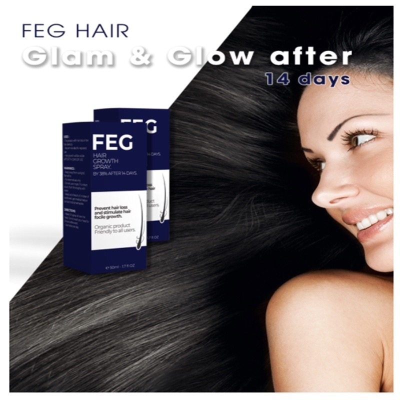 FEG Hair Growth Spray Nourishes Rapid Development and Prevents Hair ...