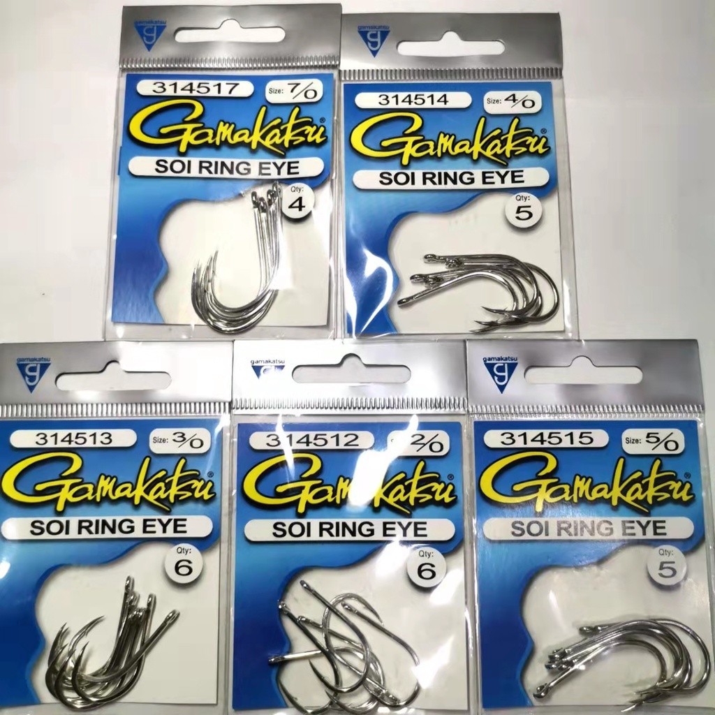 Gamakatsu soi ring eye fishing hook | Shopee Malaysia