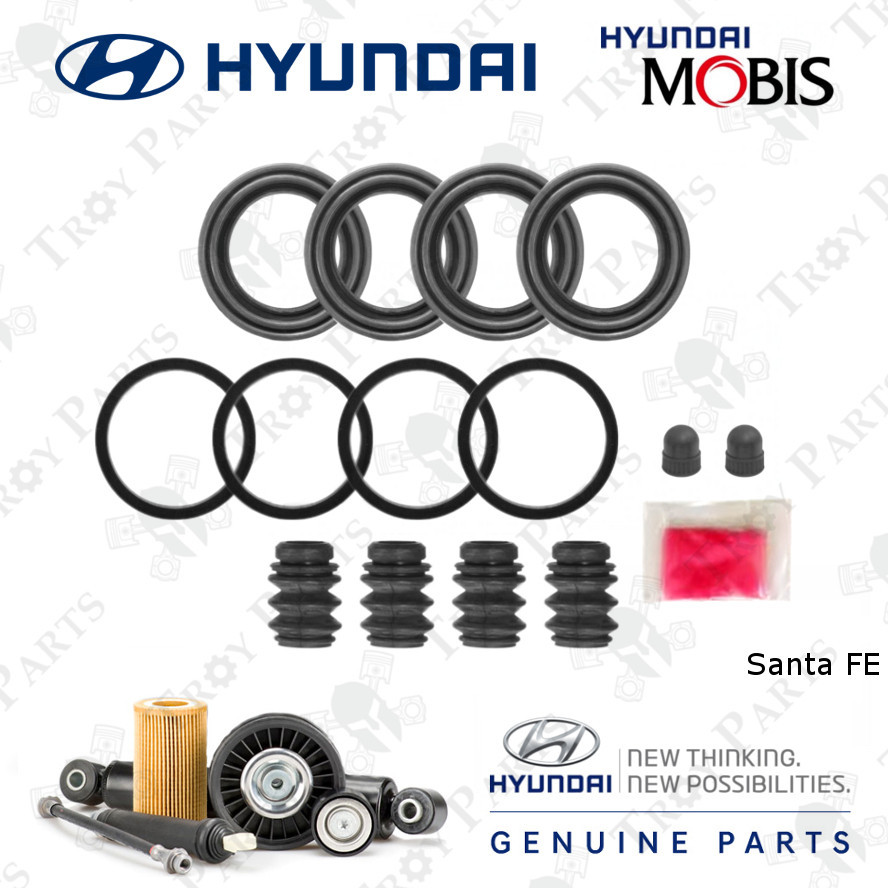 (45mm) Original Hyundai (Front) Disc Brake Caliper Repair Kit (Full ...