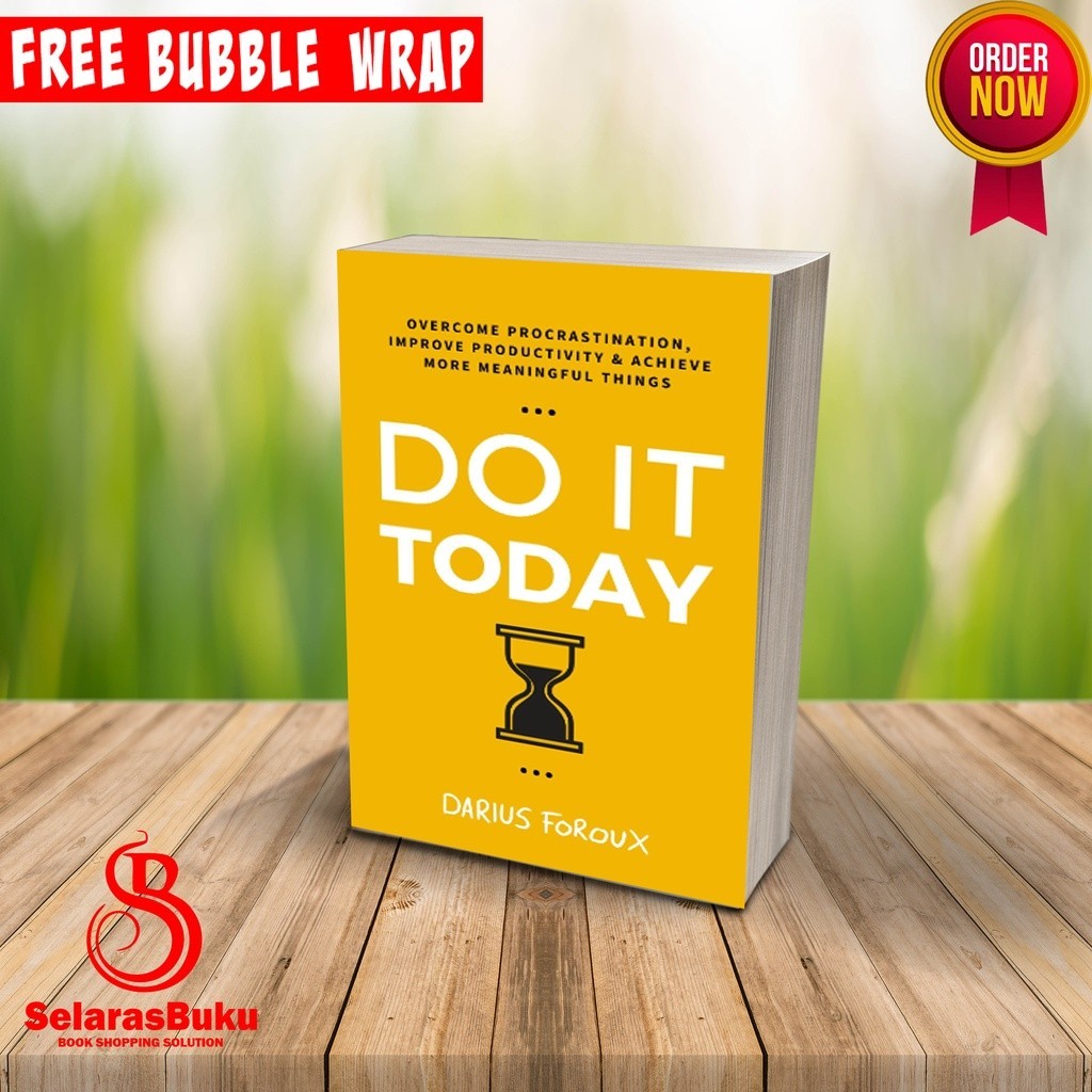 (ENGLISH) Do It Today by Darius Foroux New Book | Shopee Malaysia