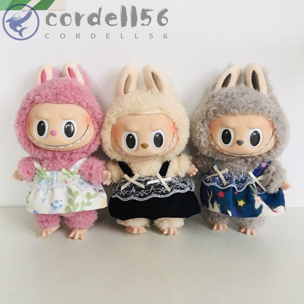 CORDELL 17cm Labubu Doll Clothes, Fashion Cartoon 17cm Labubu Doll's ...