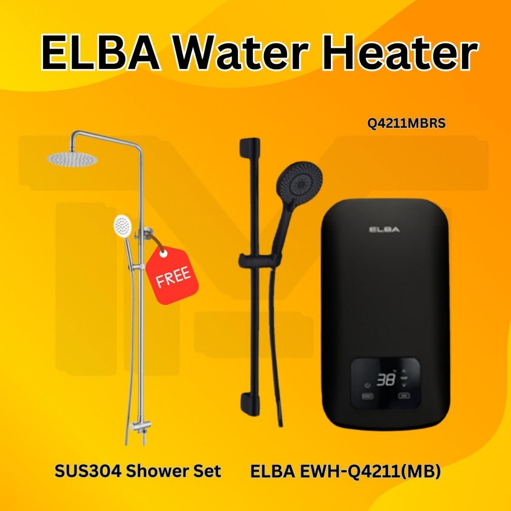Elba Instant Water Heater | Snow White | ATTIVO Series | With AC ...