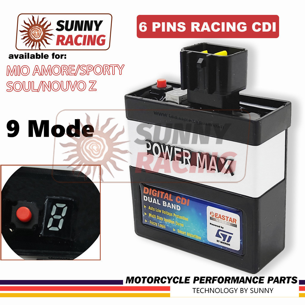 6 PINS Racing CDI for SRL 110 Z & ZR / EGO-S / NOUVO-SNeed Convertion 9 ...