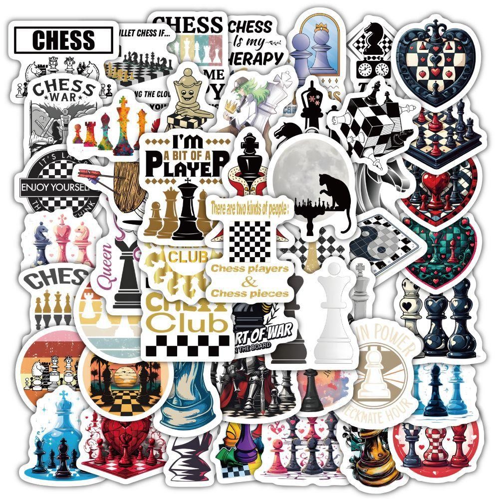 Chess-themed Colourful Chess Stickers | Shopee Malaysia
