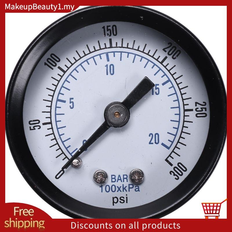 [In Stock]-40 1/8 Inch Mini Pressure Gauge For Fuel Air Oil Liquid ...