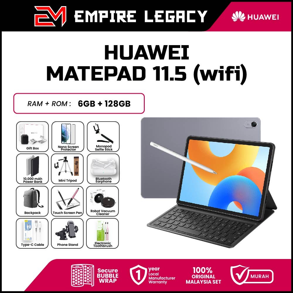 HUAWEI Matepad 11.5 WIFI / LTE [6GB RAM 128GB ROM] - Original HUAWEI ...