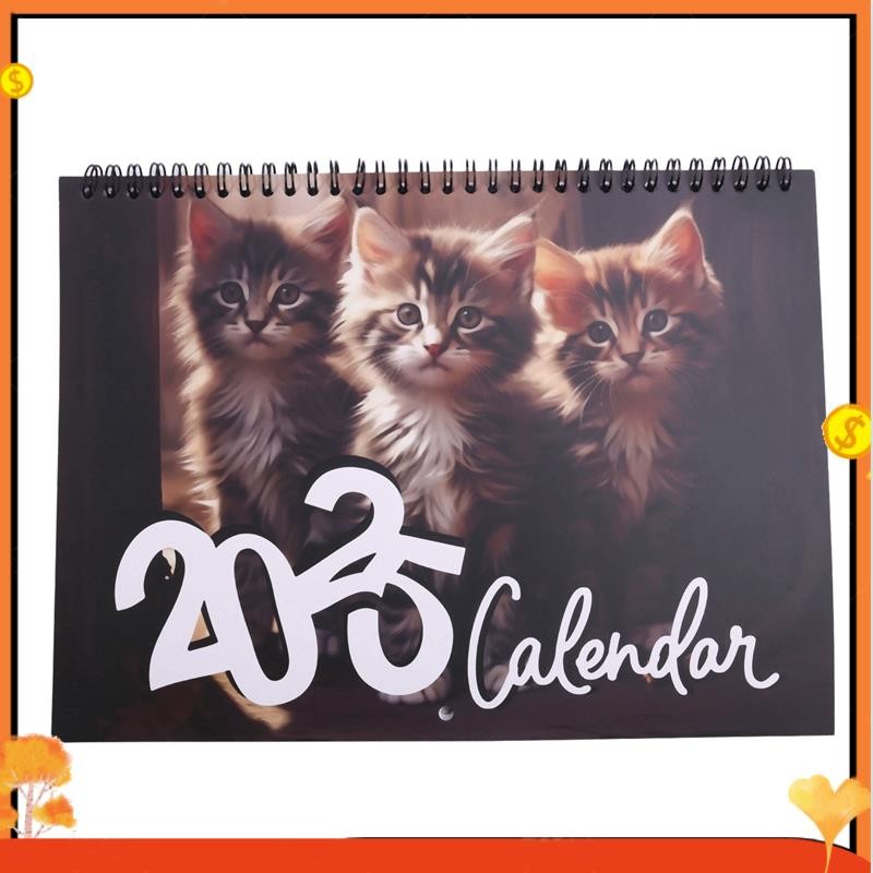 2025 Calendar Cats Monthly Wall Calendar, Family Planner Calendar ...