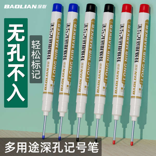 marker pen marker pen colour Baolian penanda kepala panjang pen penanda ...
