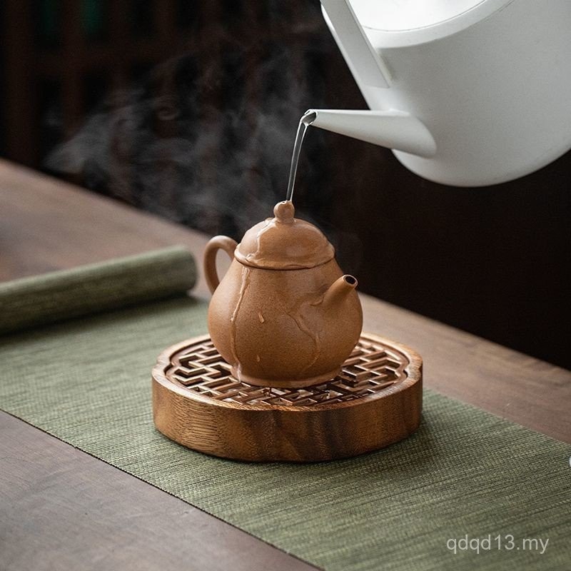 [Koleksi 10,000 Orang] Pemegang Teko Kayu Pepejal Isi Rumah Kayu Walnut ...
