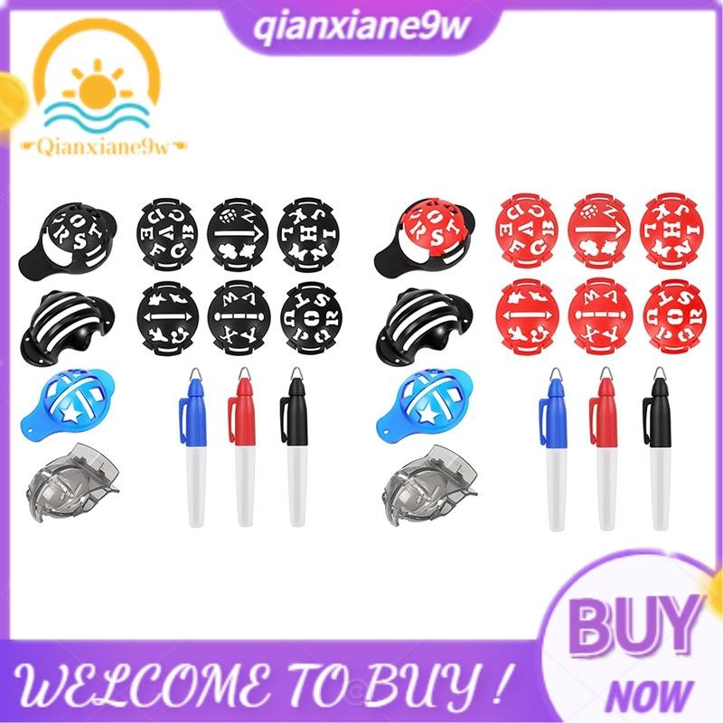 Golf Ball Marker,Color Line Markers Pens, Triple Track Plastic Golf ...