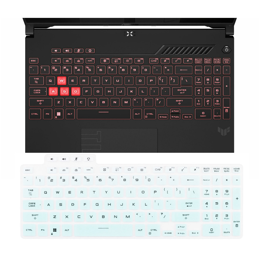 Laptop Keyboard Cover Skin for ASUS TUF Gaming F16 (2024) FX607 FX607JV ...