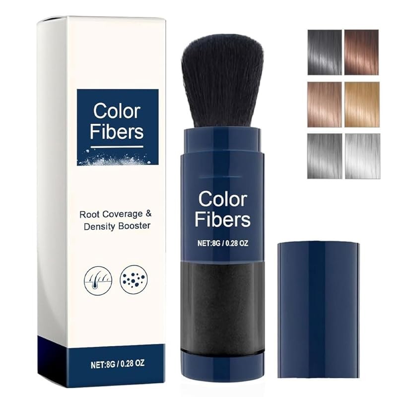 Serat warna Supersize dengan Set Refill, Thickener rambut berwarna ...