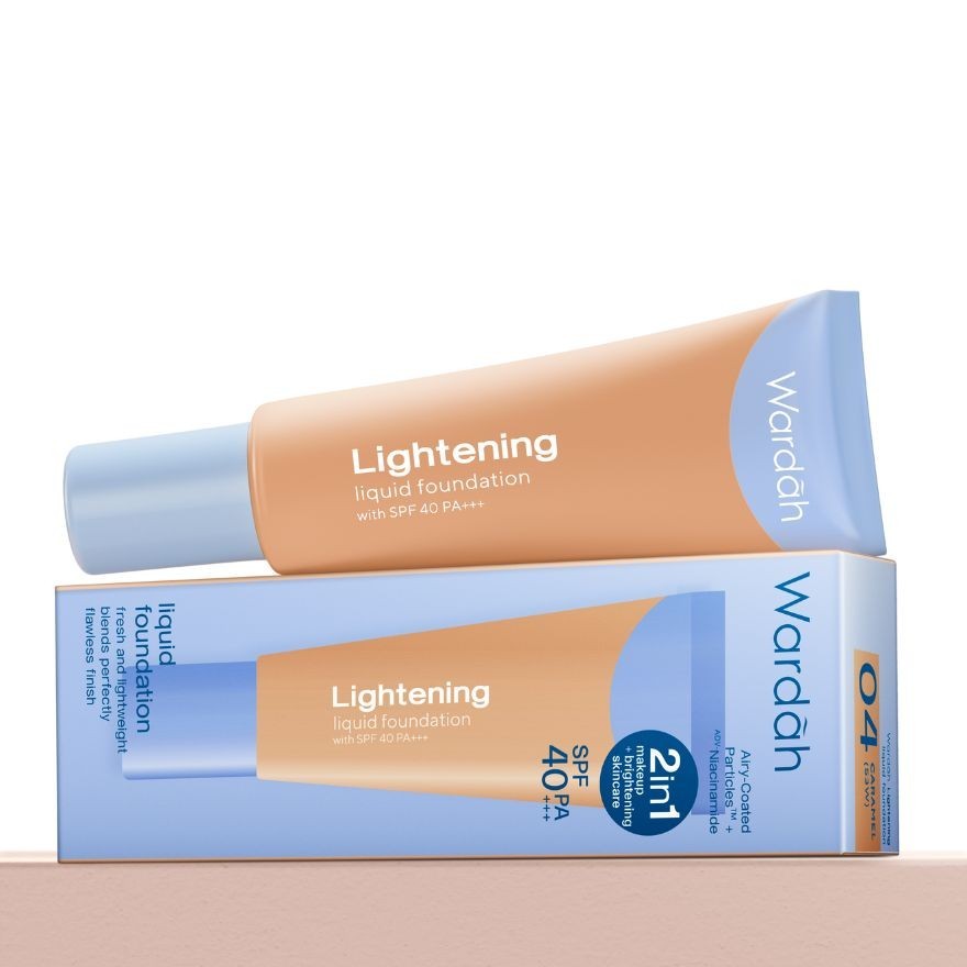 WARDAH Lightening Liquid Foundation 04 Natural 25 ml | Shopee Malaysia