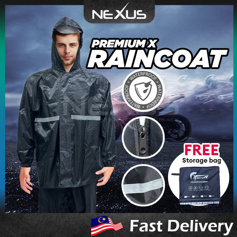 Nexus Car Motorcycle Rain Coat Waterproof Baju Hujan Motor Bicycle ...