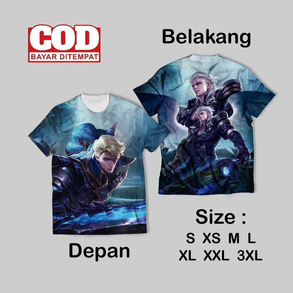 Mobile Legends FullPrint T-Shirt | Game | Mlbb V2 Game AOP T-Shirt ...