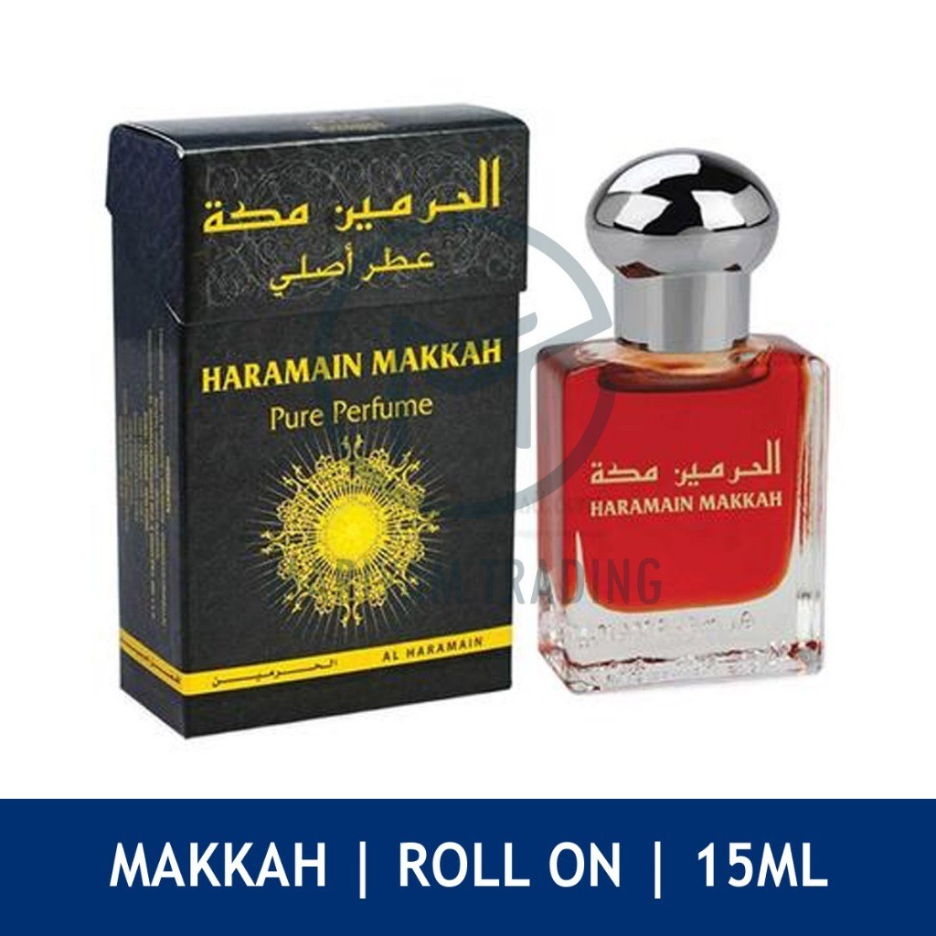 Al Haramain Attar MAKKAH 15 Ml Roll-On Perfume long lasting alcohol ...