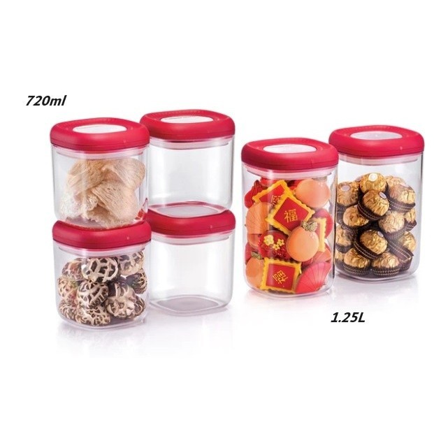 Tupperware Twist N Fresh/ Food Storage Box/ Airtight Liquid tight Container/ Bekas Kedap Udara ...