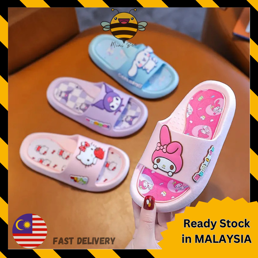 My Melody Kuromi Shoes Selipar Buda Sanrio Kuromi Melody Cute Cartoon ...