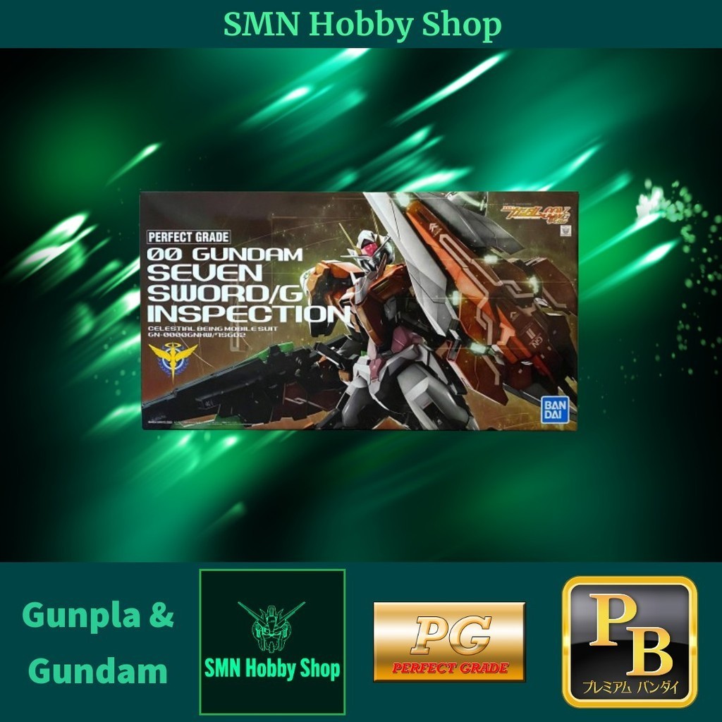 PG 1/60 00 Seven Sword G Inspection Limited Gunpla Gundam Model Kit ...